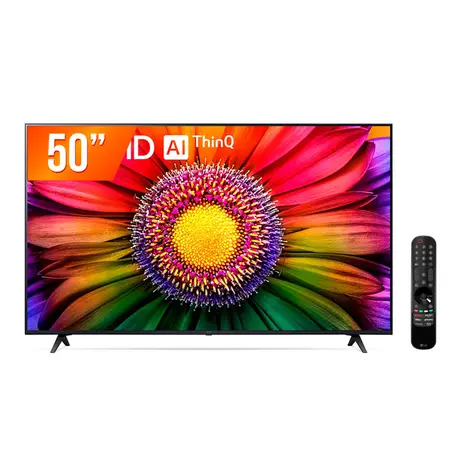Smart TV LED 50" Ultra HD 4K LG 50UR8750PSA ThinQ AI 3 HDMI 2 USB Wi-Fi ...